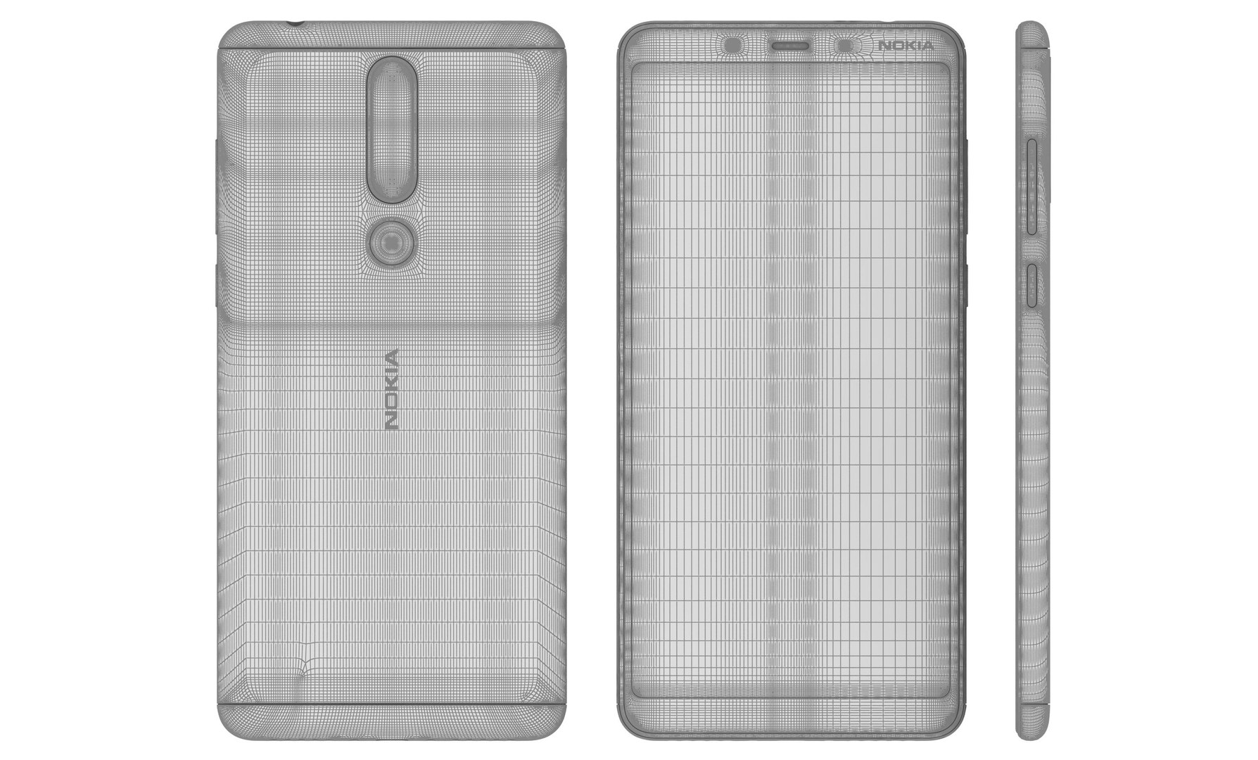 Nokia 3 1 colors 3D model - TurboSquid 1345732