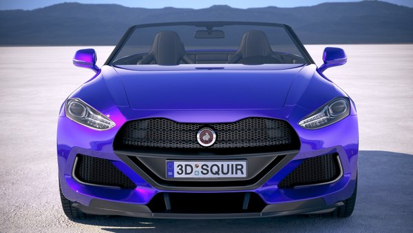 Generic convertible 2019 3D model - TurboSquid 1382146