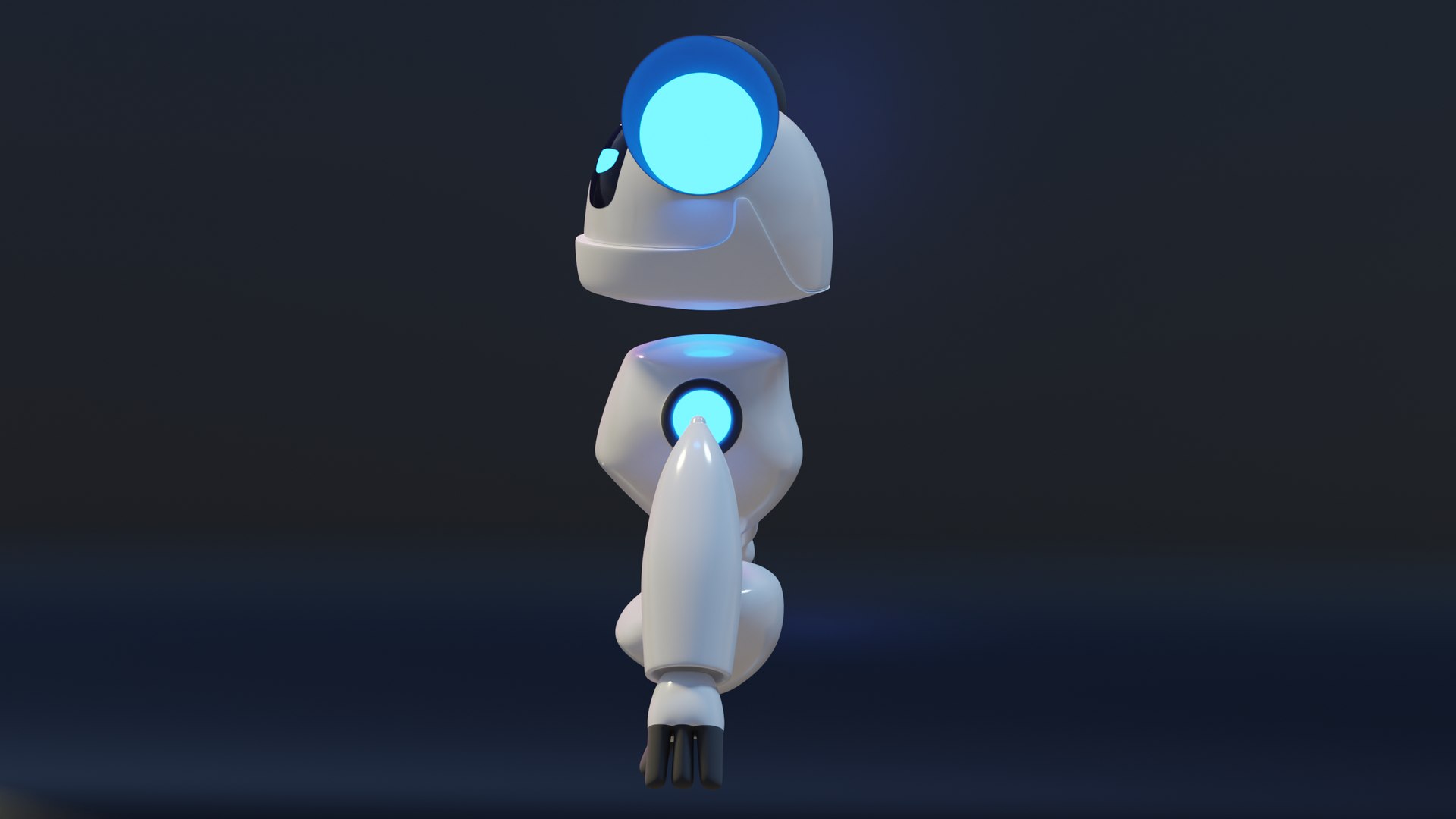 3D Levitating Robot Model - TurboSquid 1990052