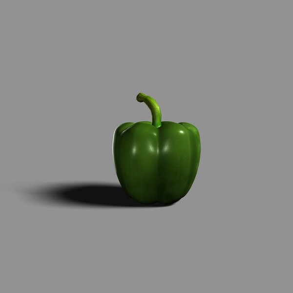 3d model of cartoonist capsicum
