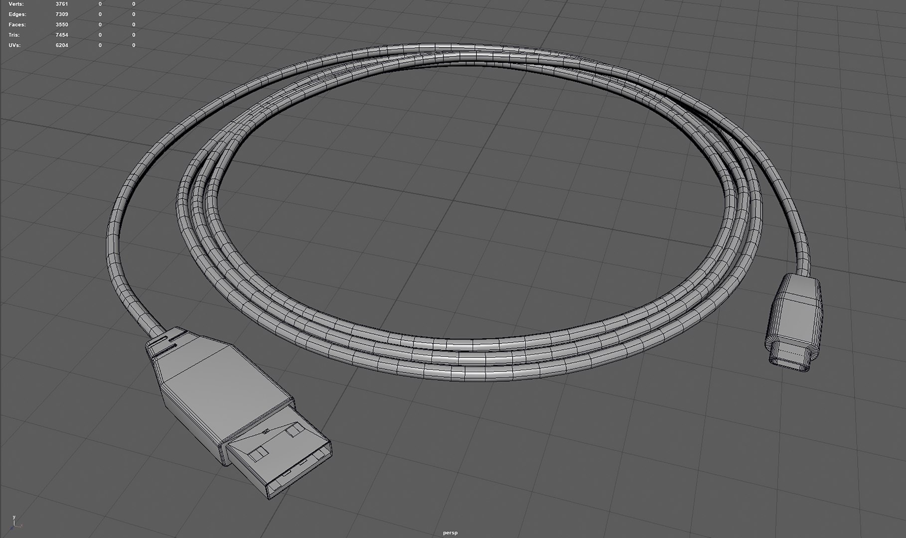 USB CABLE 3D Model - TurboSquid 2028165
