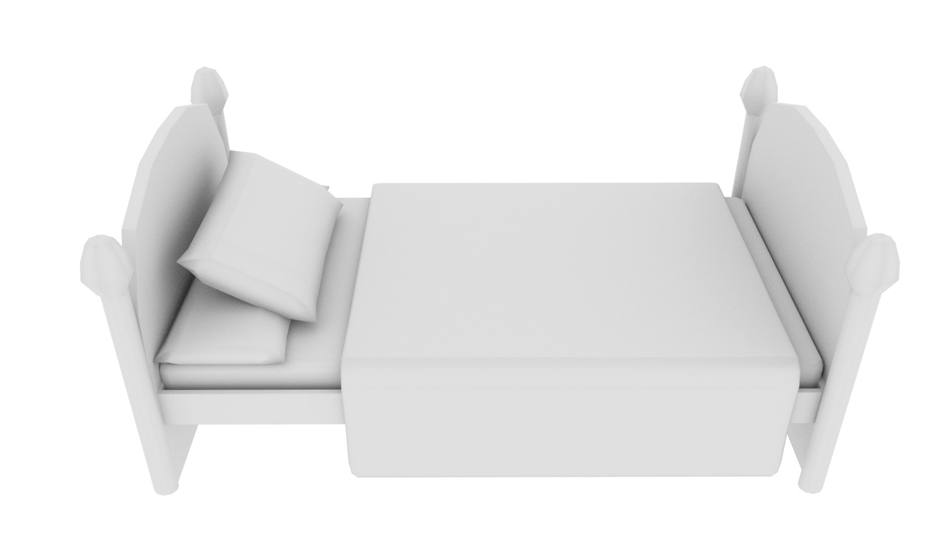 Cartoon Bed 3D model - TurboSquid 1941886