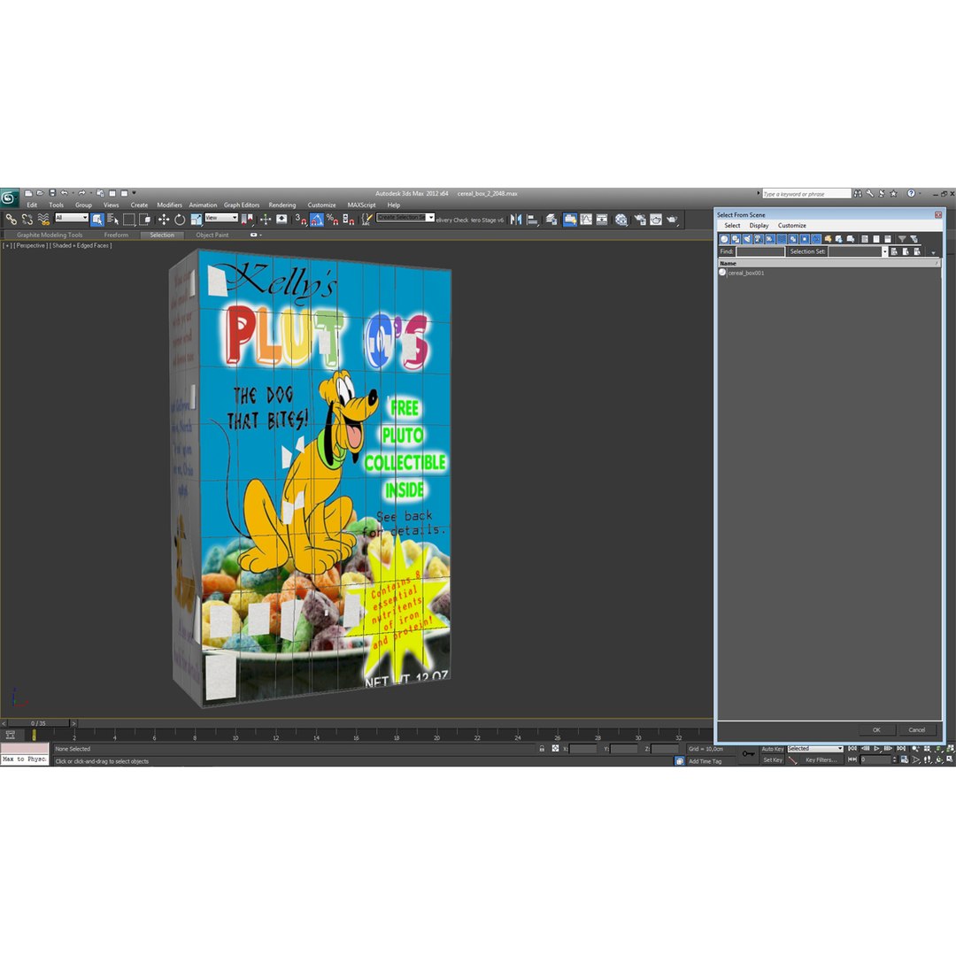C4d Cereal Box 2
