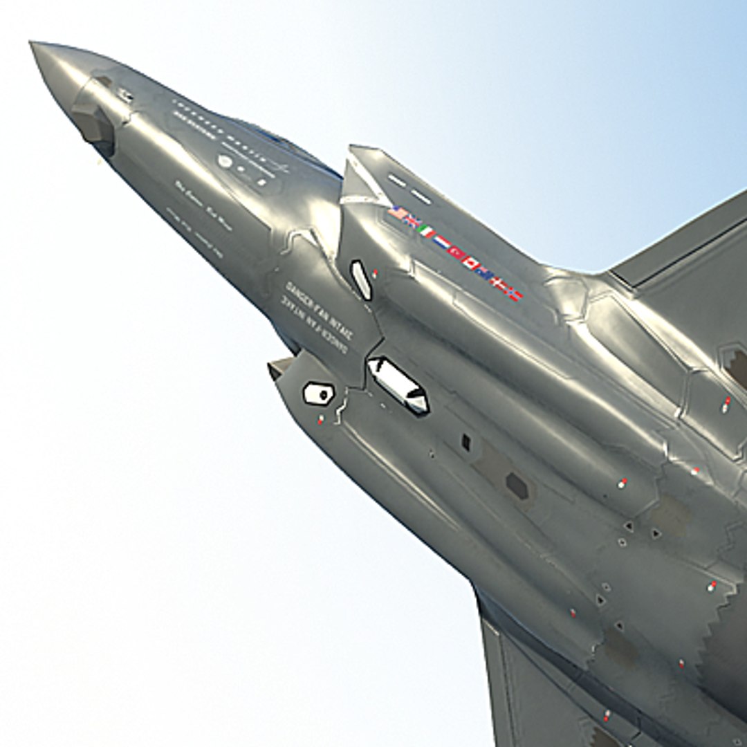 3d f-35 bf-1 lightning ii model