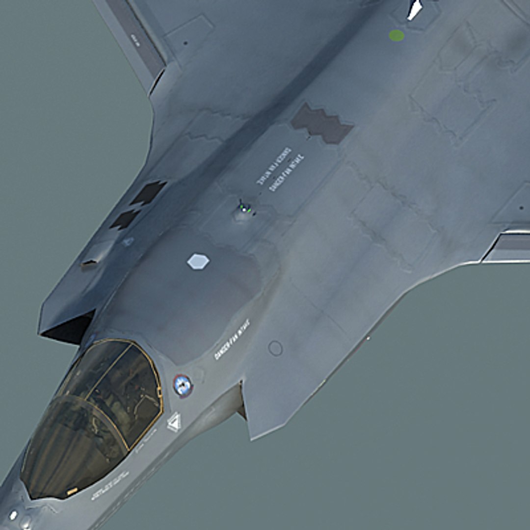 3d f-35 bf-1 lightning ii model