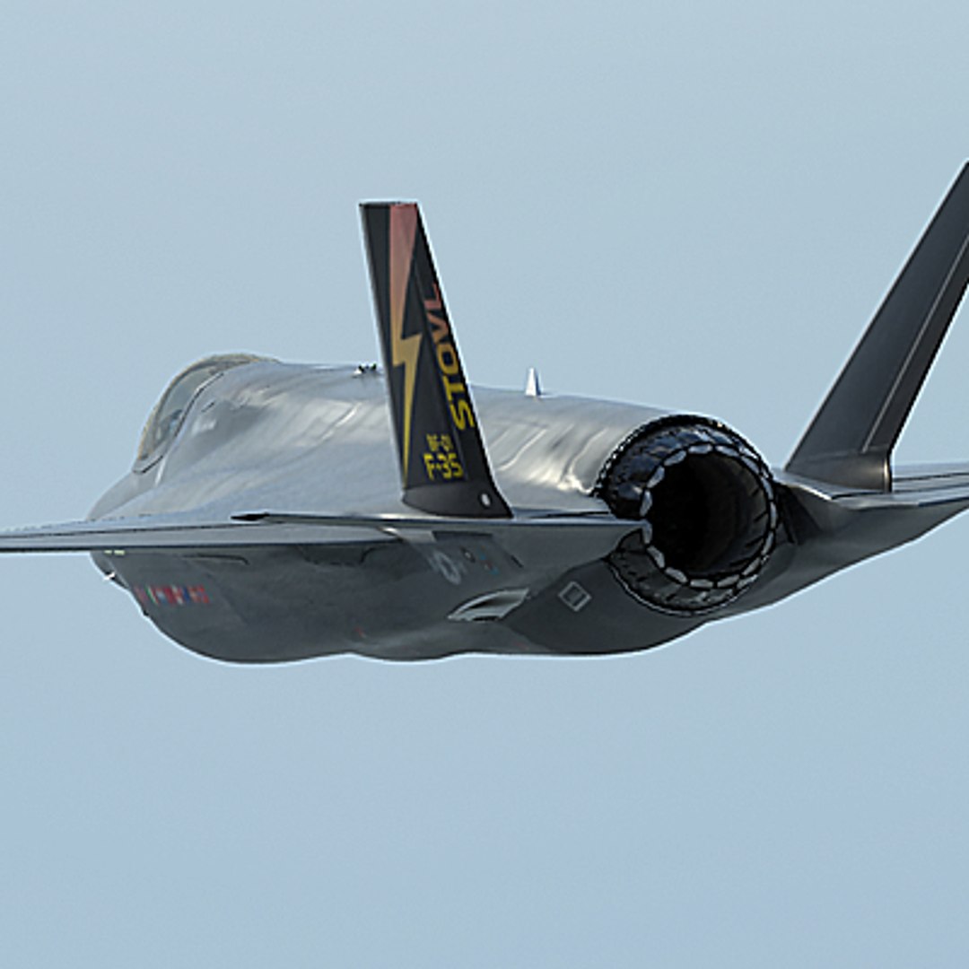 3d f-35 bf-1 lightning ii model