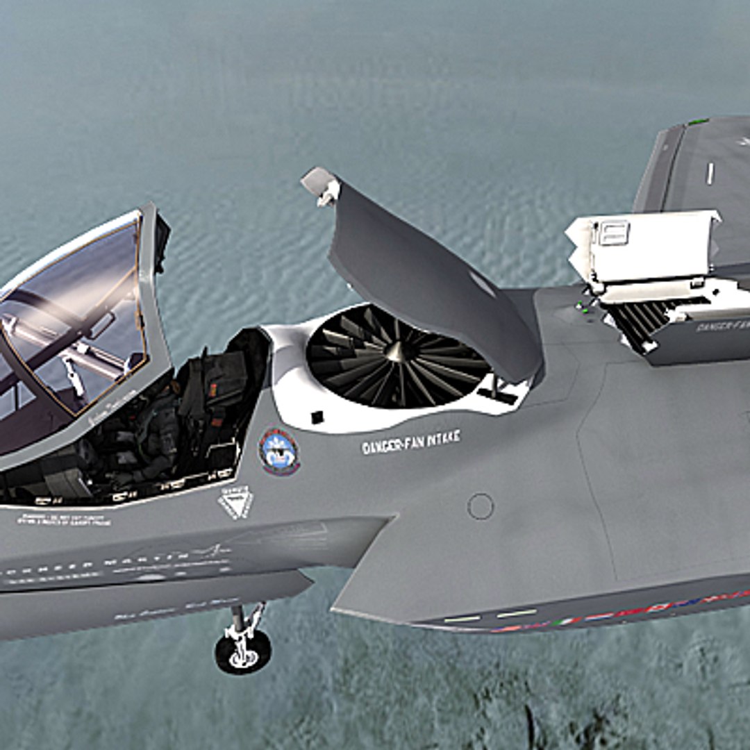 3d f-35 bf-1 lightning ii model