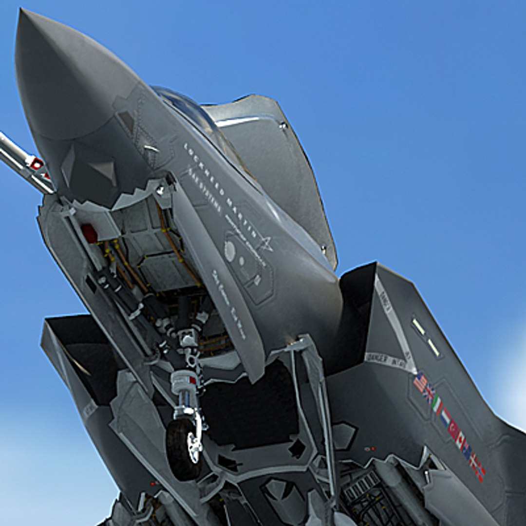 3d f-35 bf-1 lightning ii model