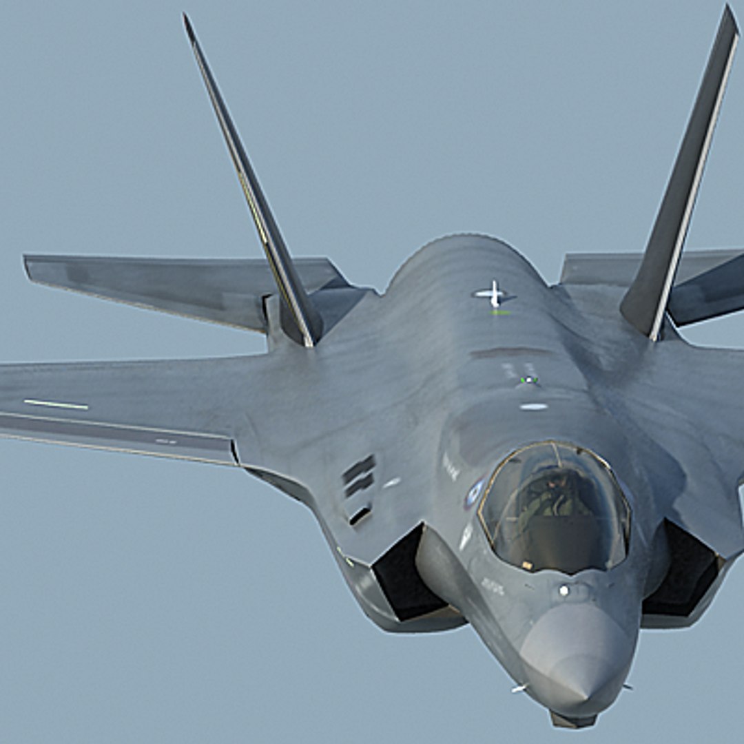 3d f-35 bf-1 lightning ii model