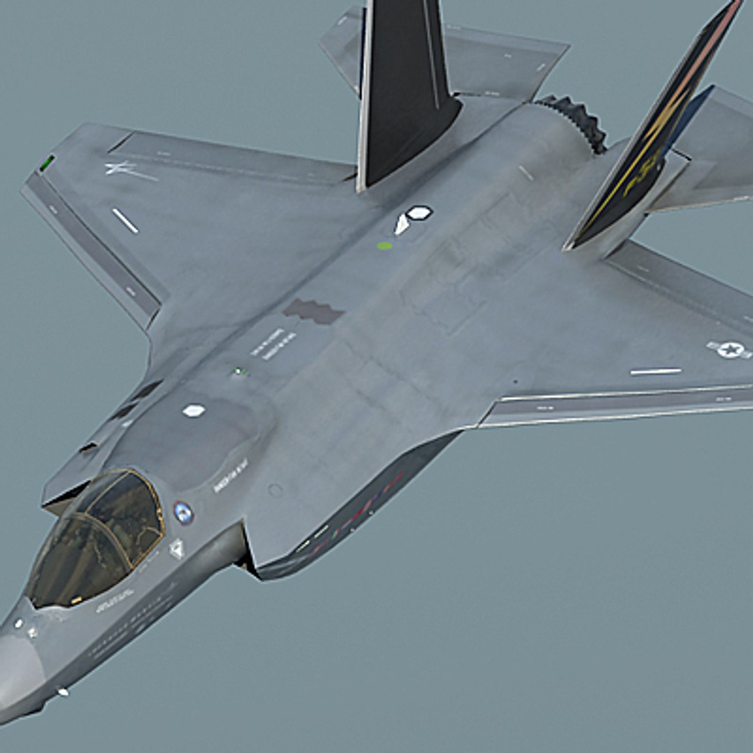 3d f-35 bf-1 lightning ii model