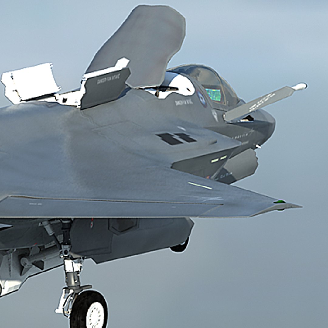 3d f-35 bf-1 lightning ii model