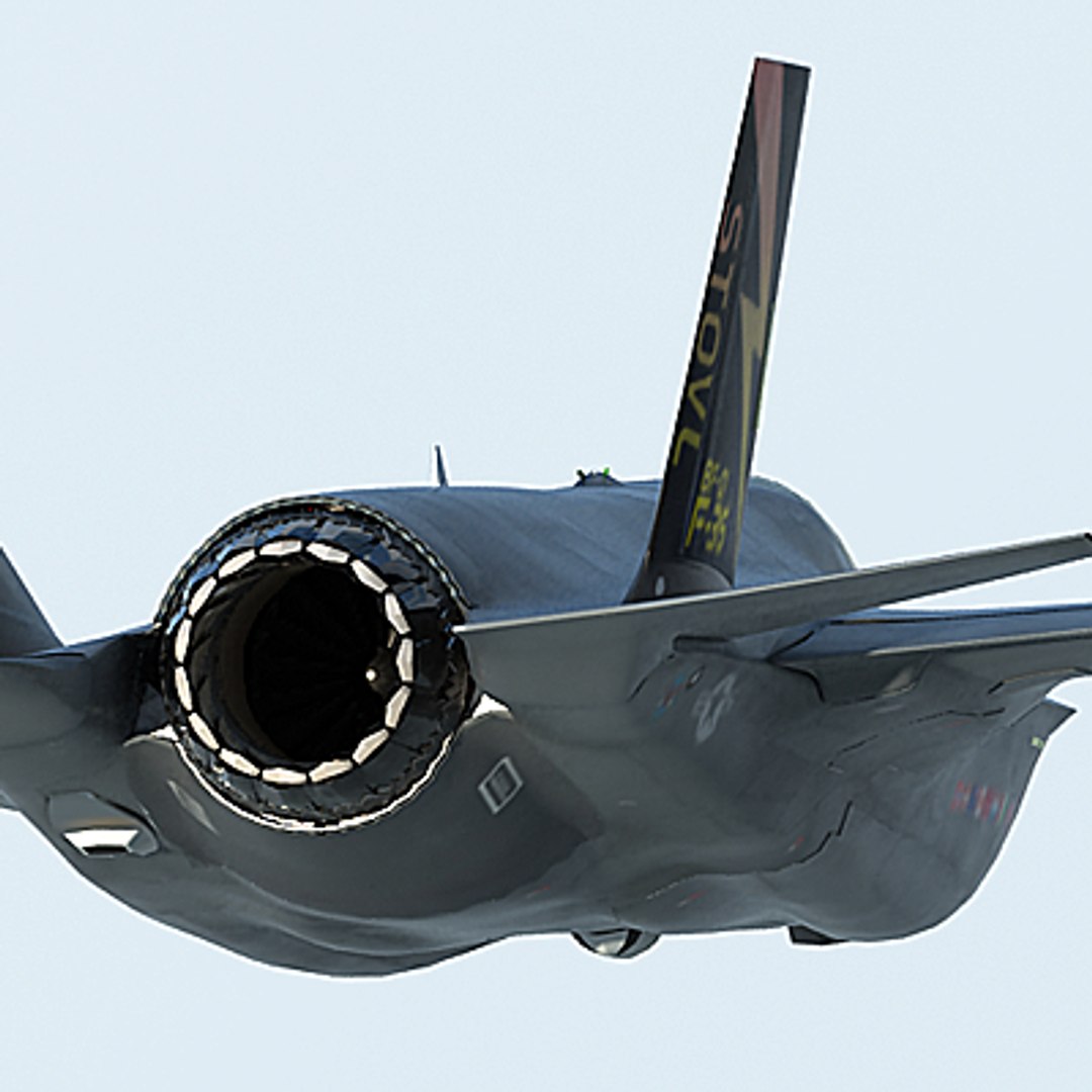 3d f-35 bf-1 lightning ii model