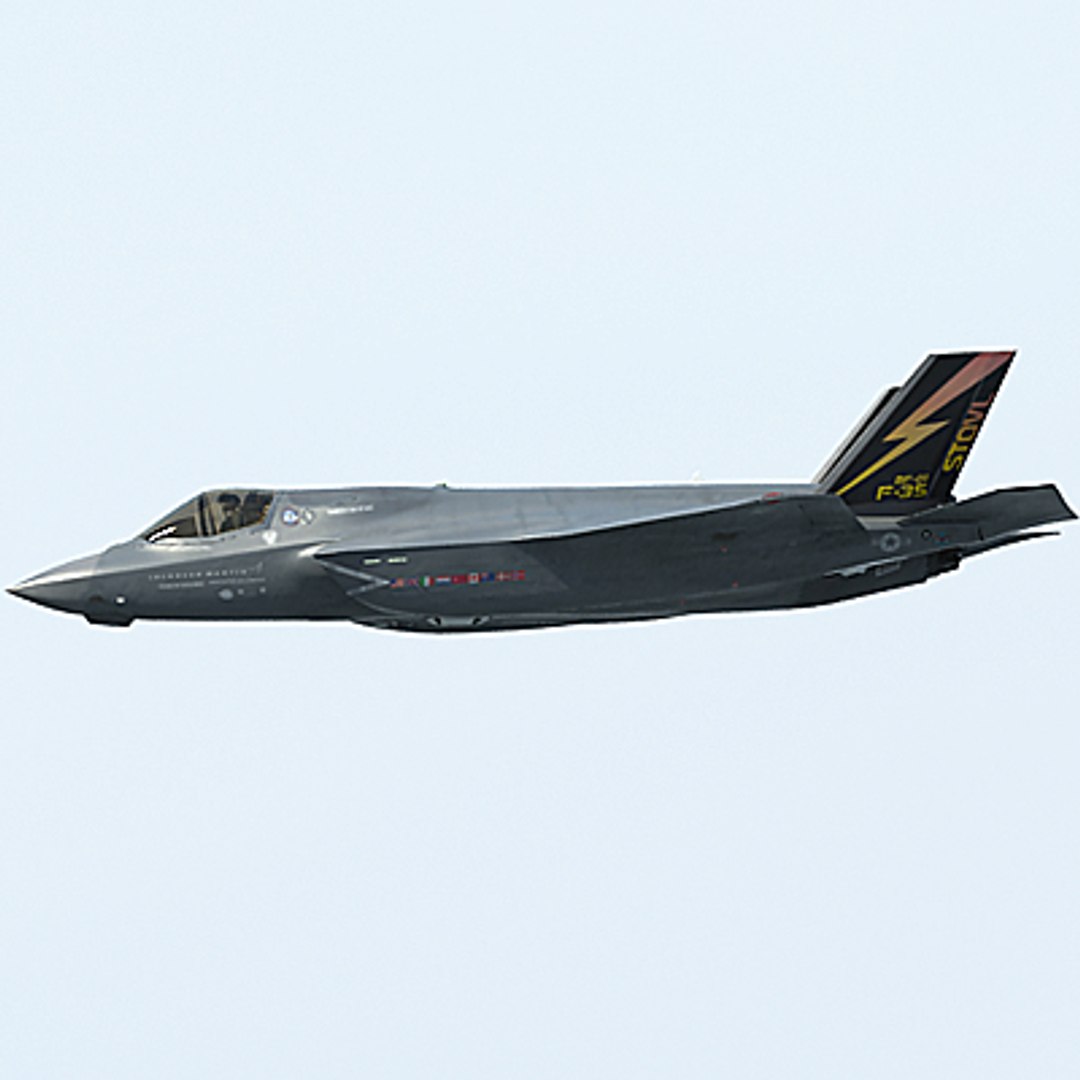 3d f-35 bf-1 lightning ii model
