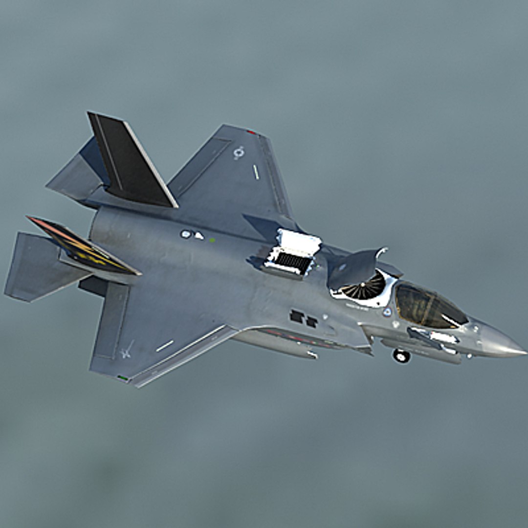 3d f-35 bf-1 lightning ii model