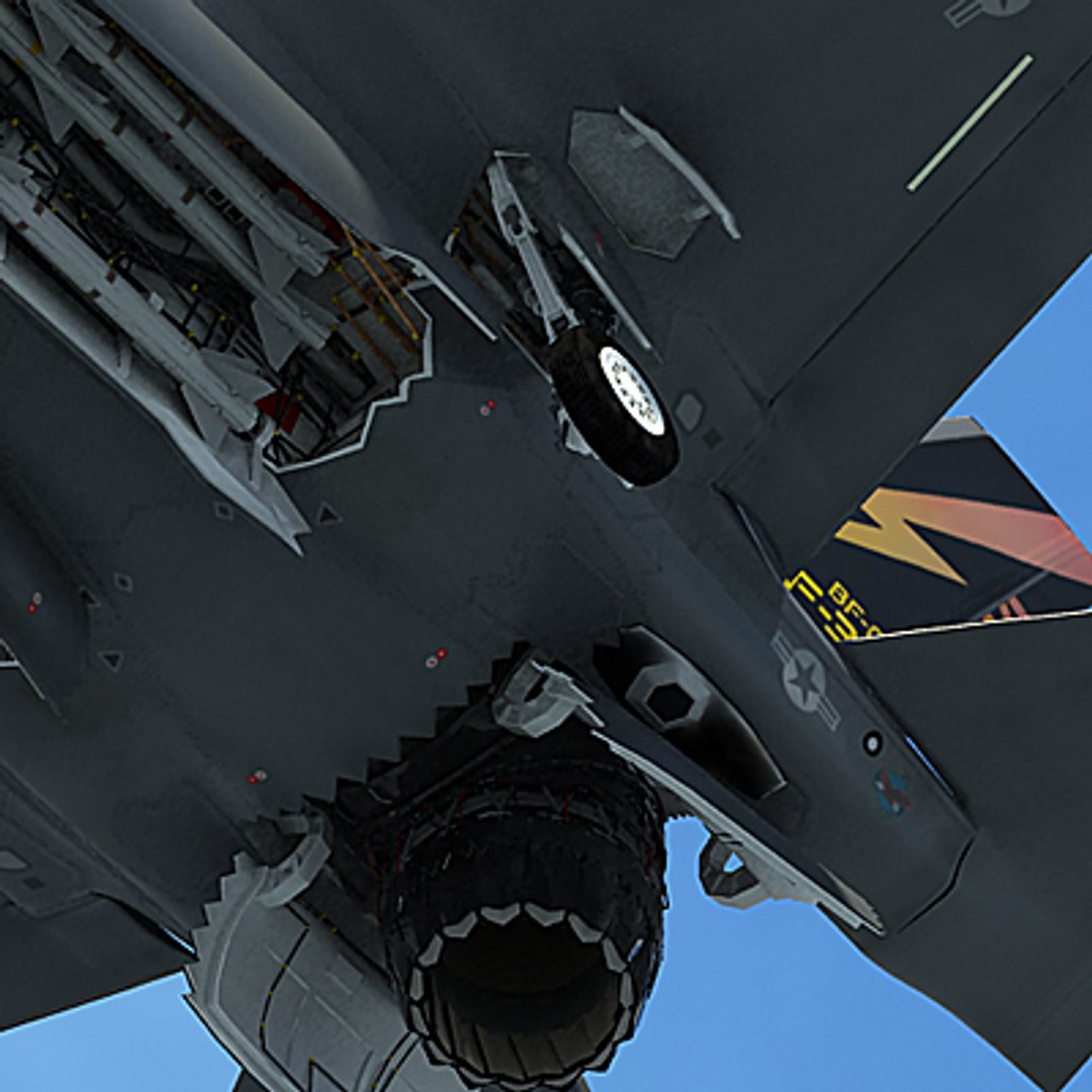 3d f-35 bf-1 lightning ii model