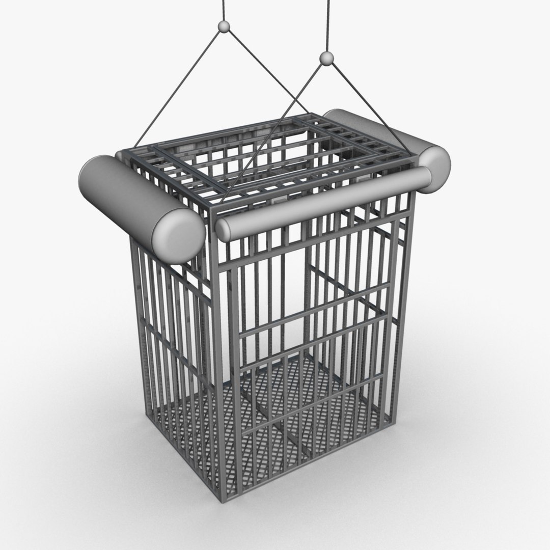 Shark Cage 3d Obj