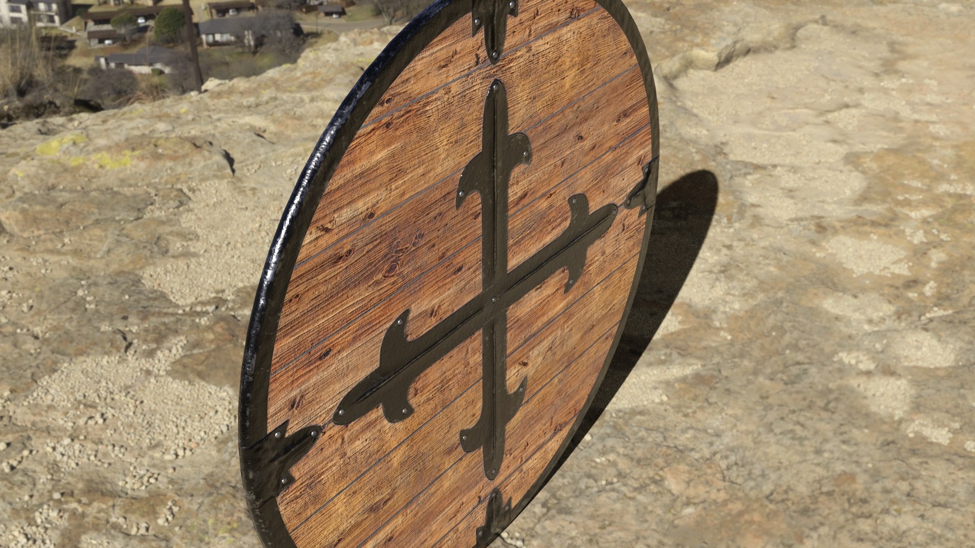 Historically Medieval Shield 3D Model - TurboSquid 1419185