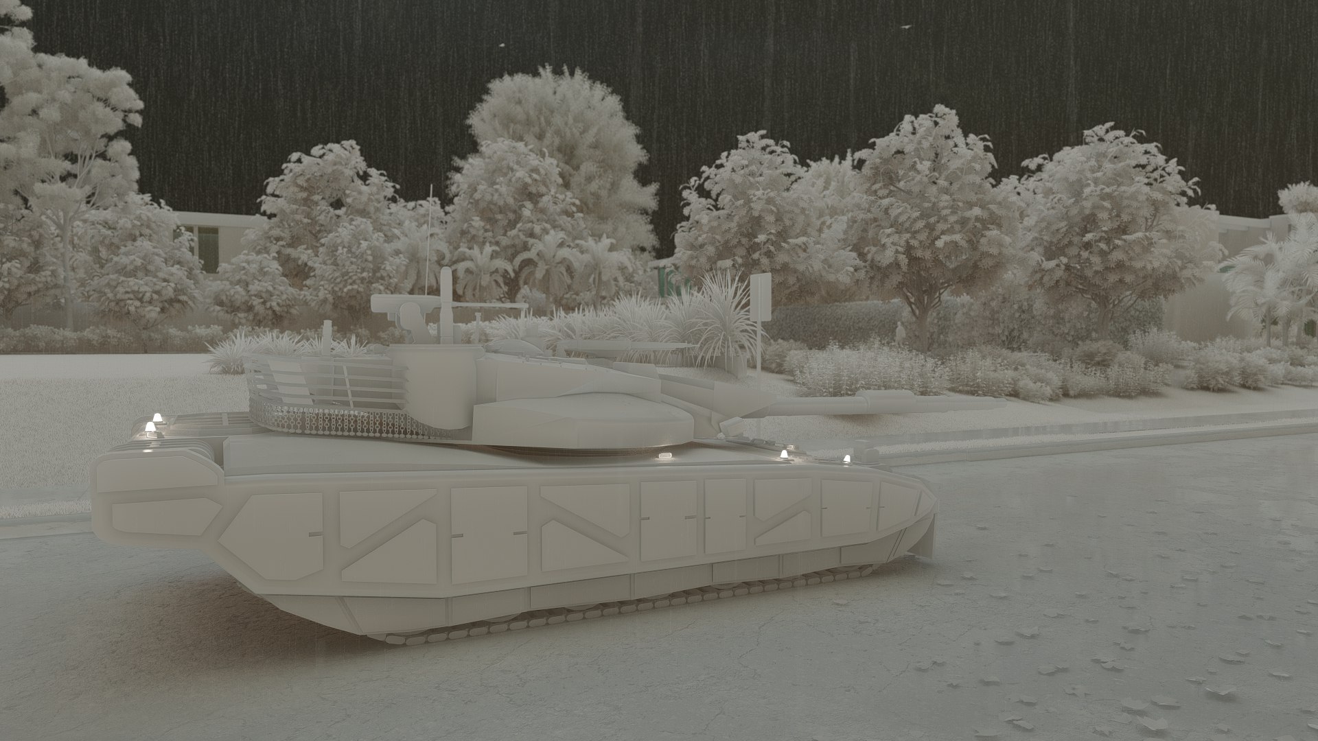 HEAVY BATTLE TANK 3D Model - TurboSquid 2280023