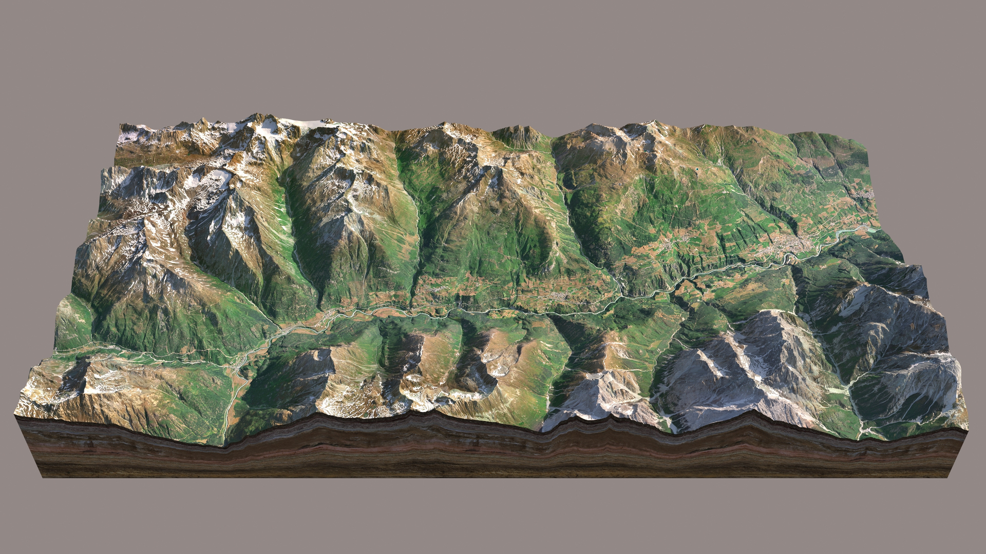 Austrian Alps Piz Linard 3D Model - TurboSquid 2000291