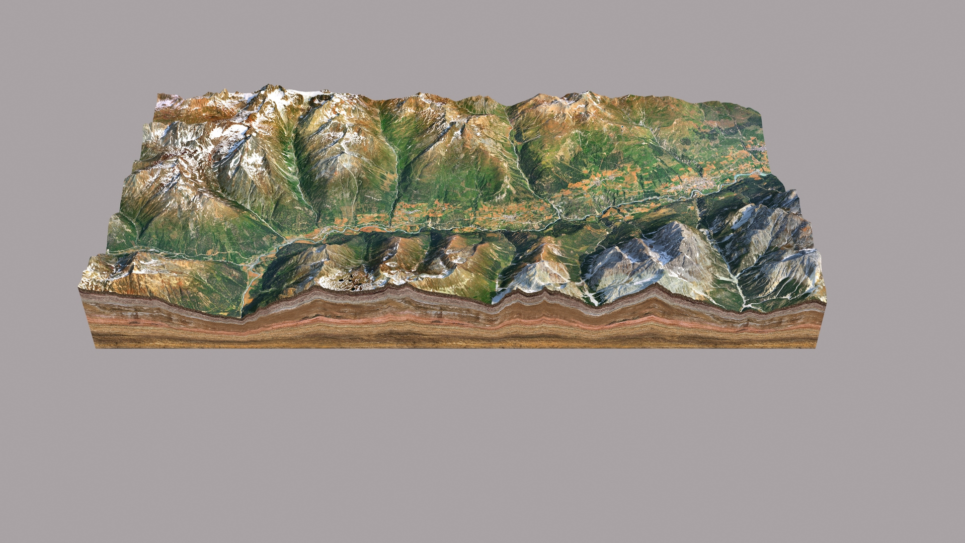 Austrian Alps Piz Linard 3D Model - TurboSquid 2000291
