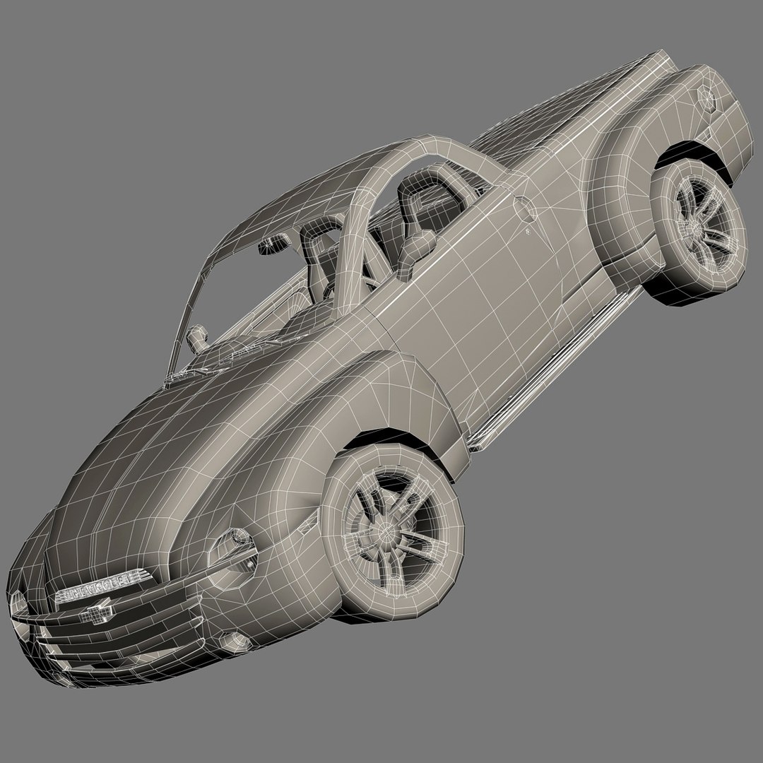 Chevy Ssr Hardtop 3d Model