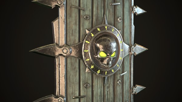 3D undead shield - TurboSquid 1321886