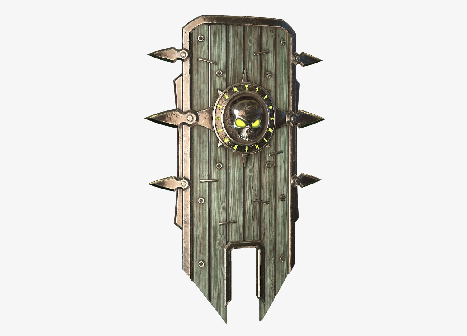 3D Undead Shield - TurboSquid 1321886