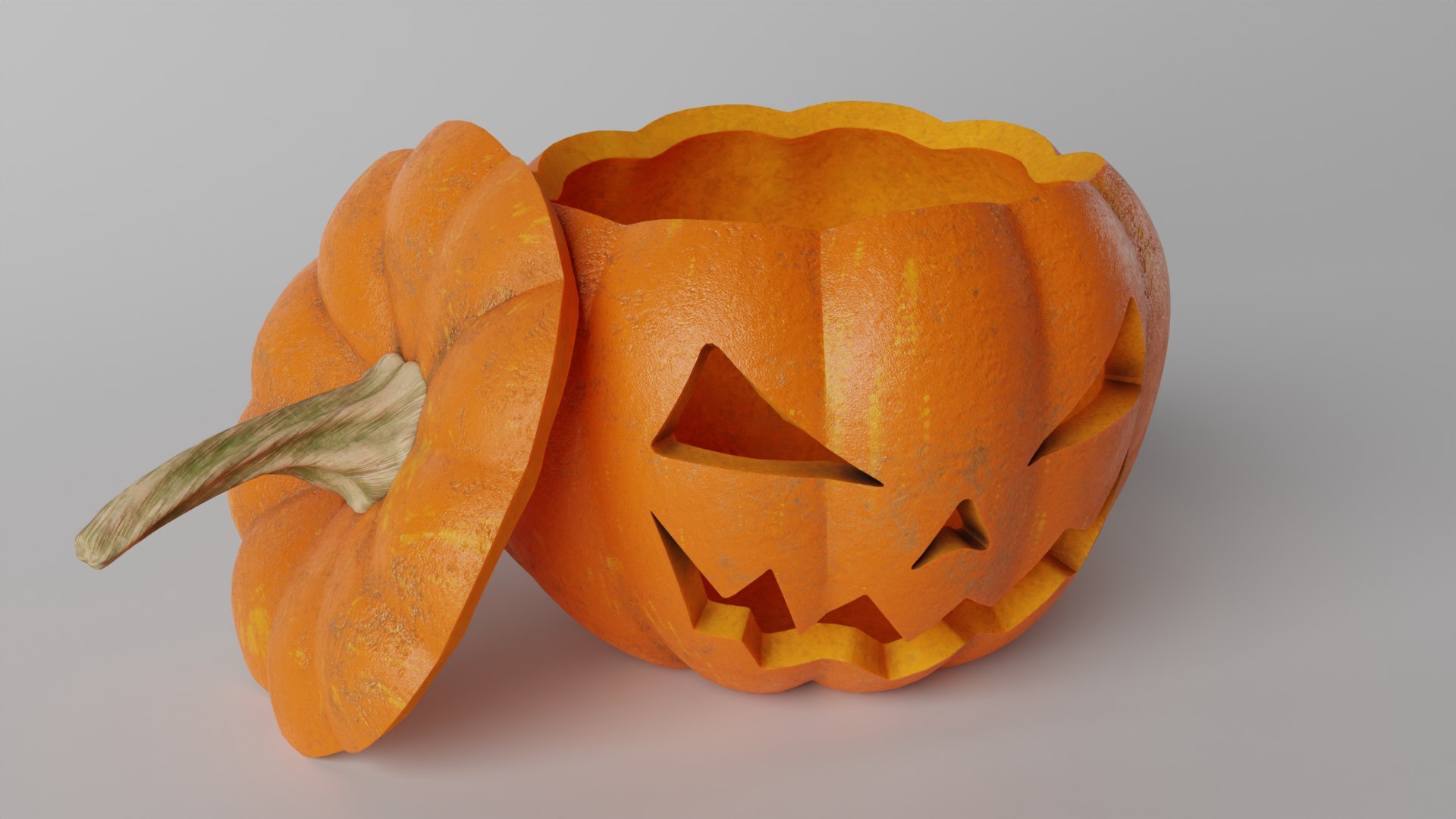 Halloween Pumpkin Model - TurboSquid 1812374