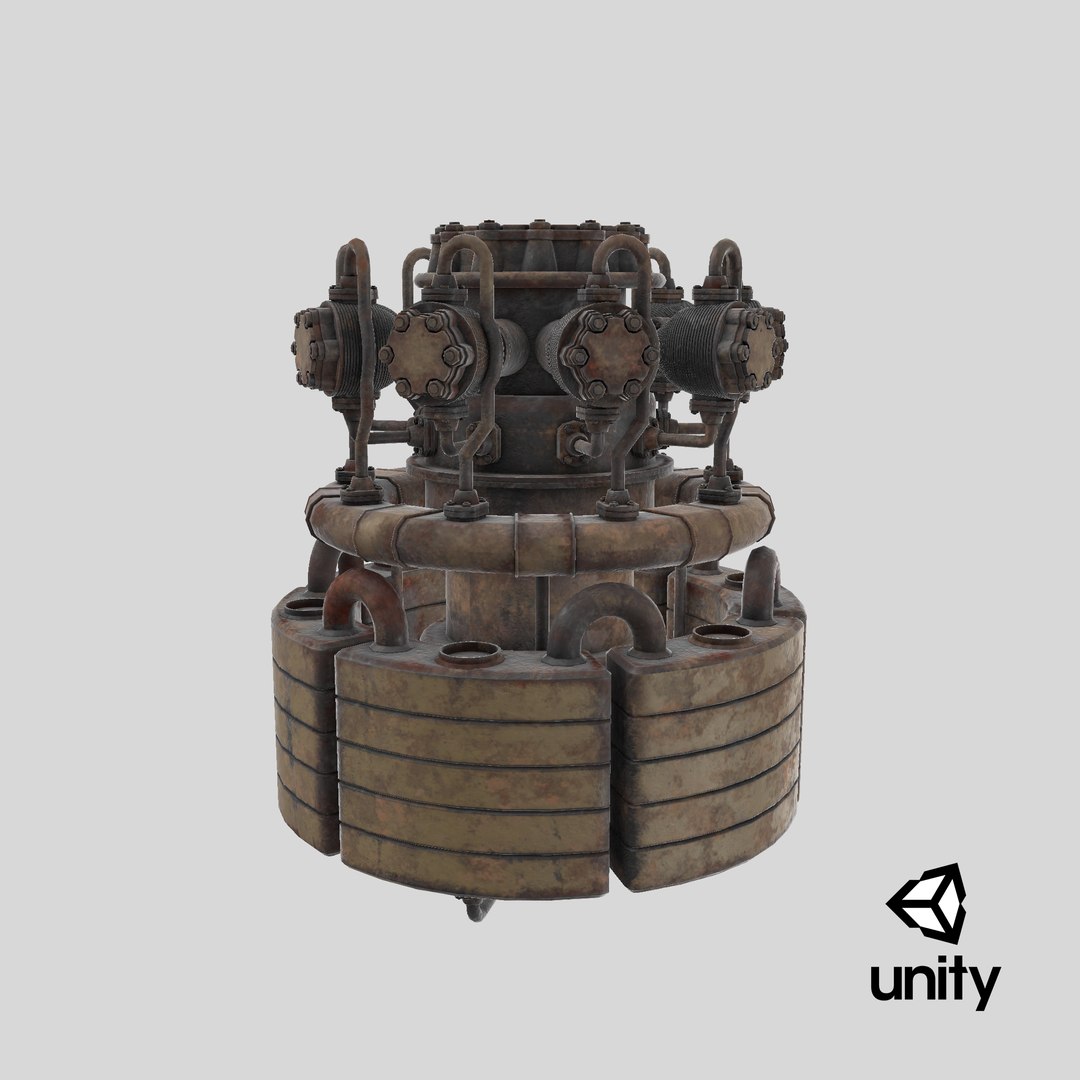 3D rusty industrial machine - TurboSquid 1547848