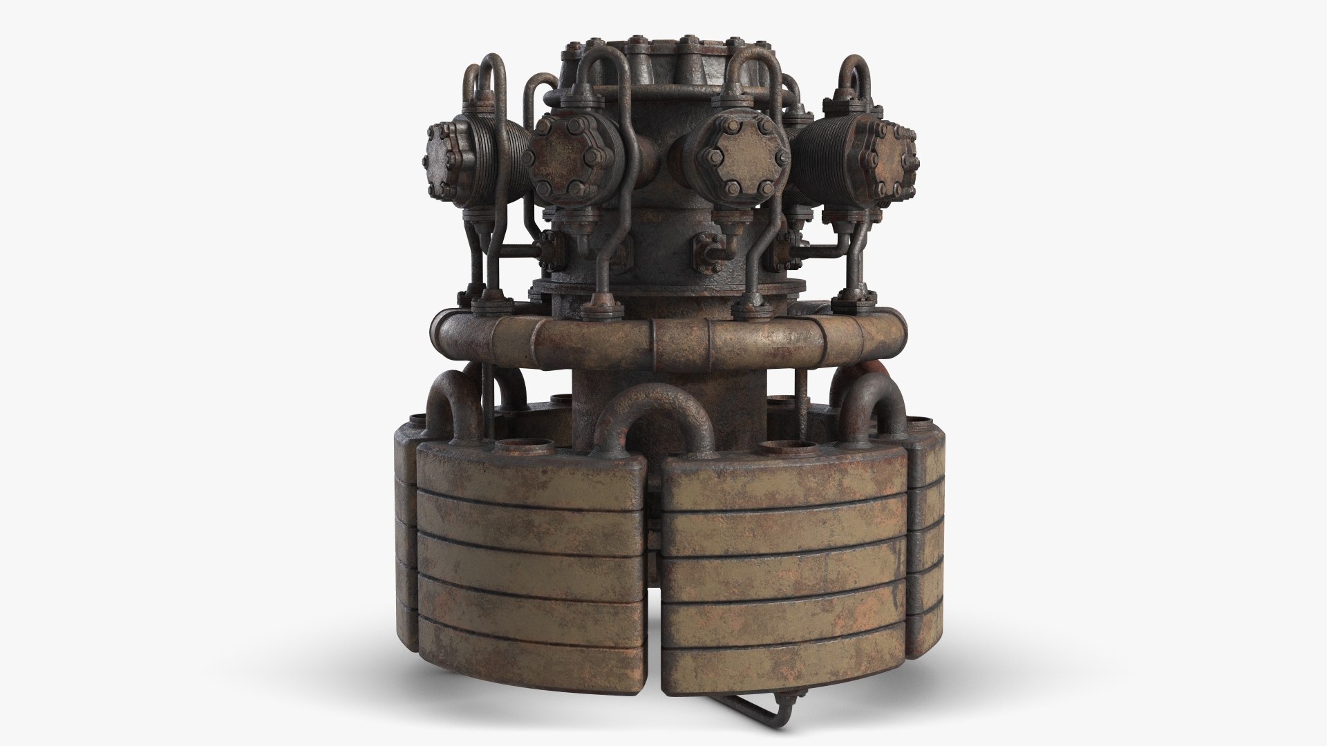 3D Rusty Industrial Machine - TurboSquid 1547848