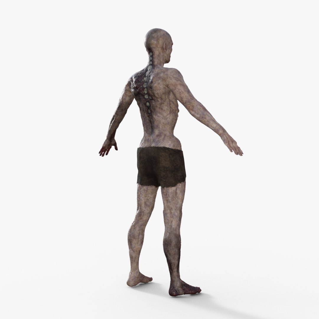 Scary Zombie Rigged 3D Model - TurboSquid 2186872