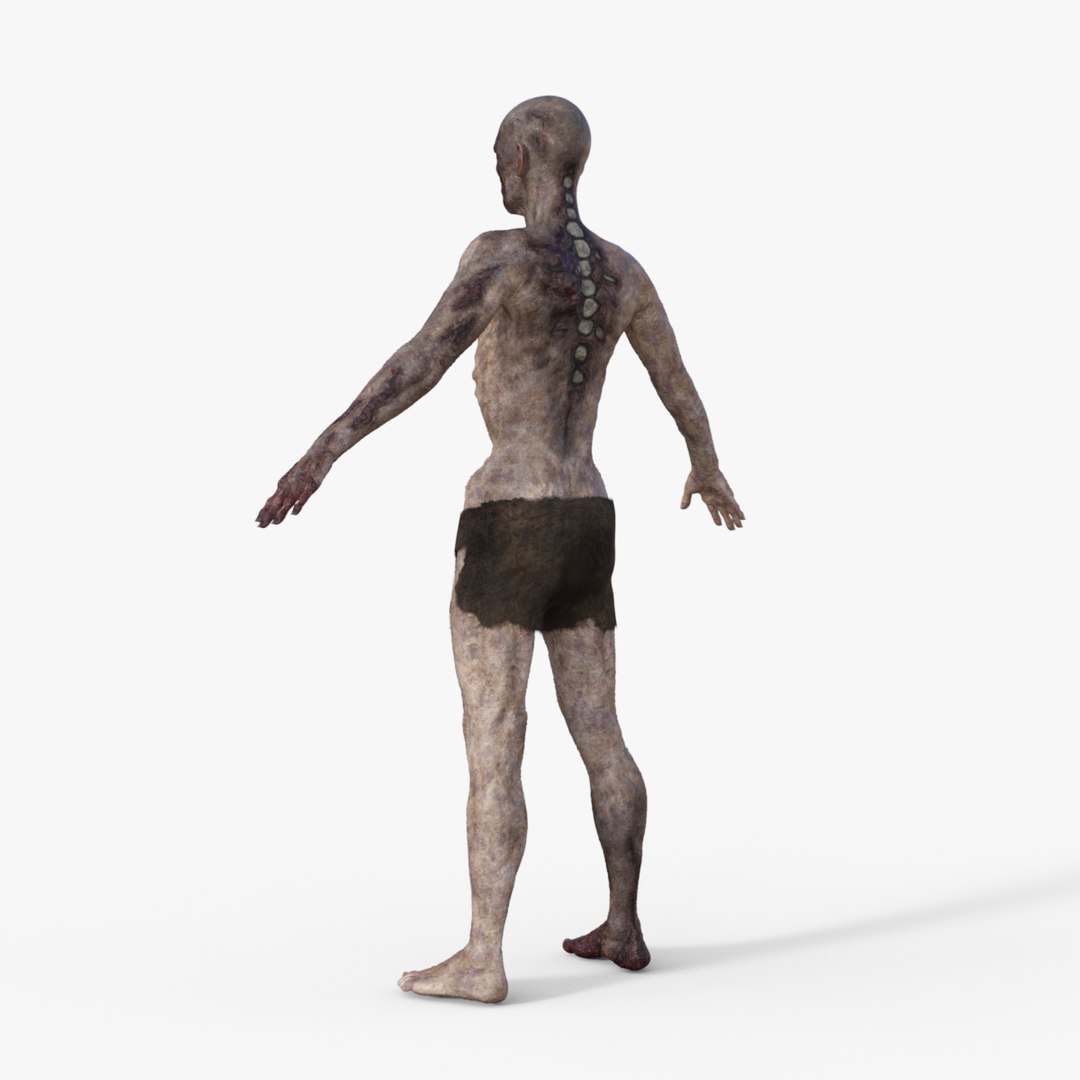 Scary Zombie Rigged 3D Model - TurboSquid 2186872