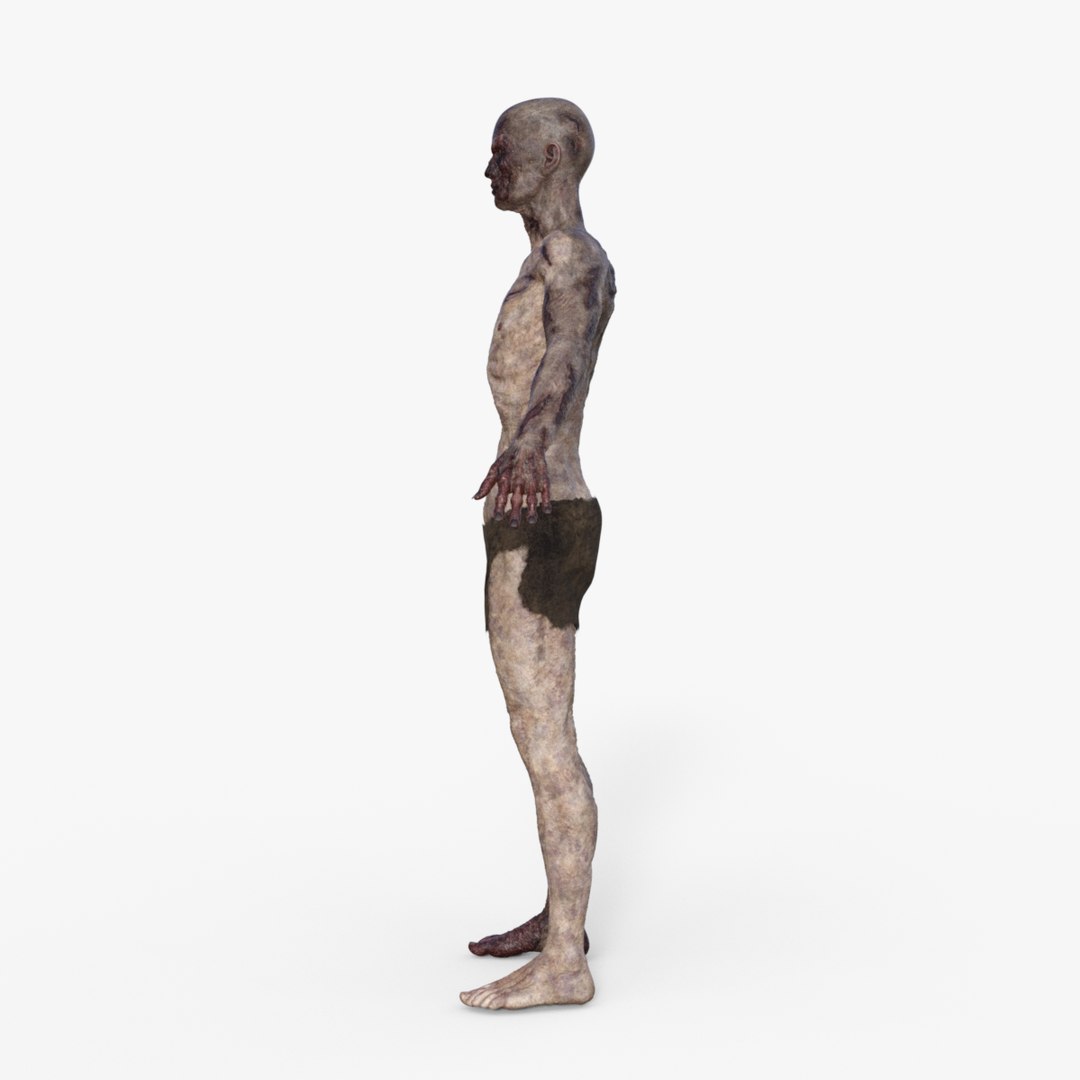 Scary Zombie Rigged 3D Model - TurboSquid 2186872