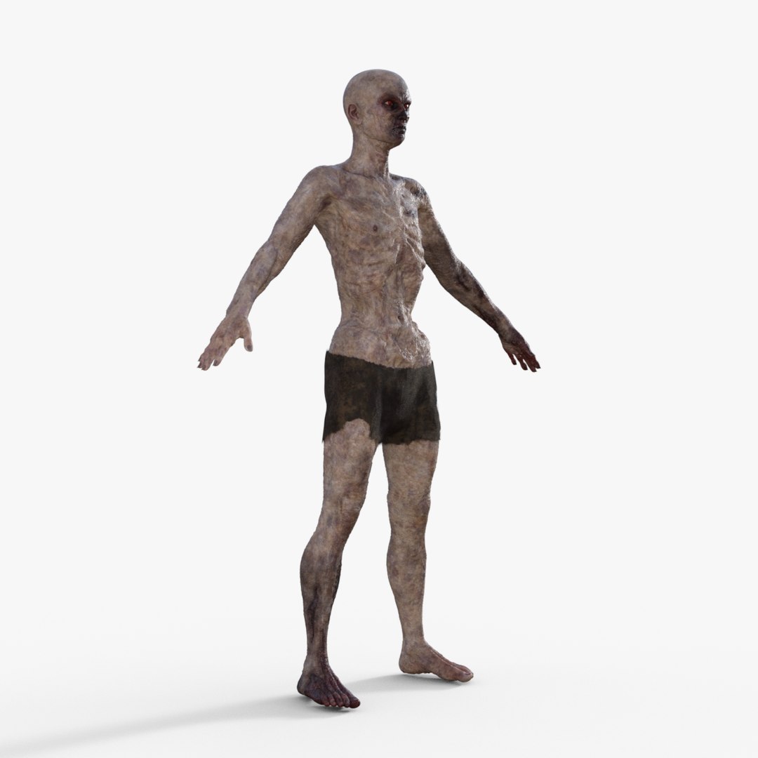 Scary Zombie Rigged 3D Model - TurboSquid 2186872