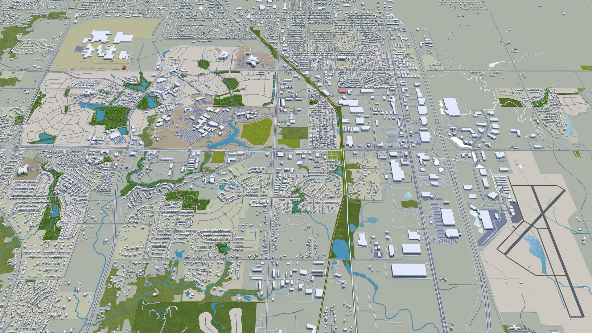 3D model city area building - TurboSquid 1617837