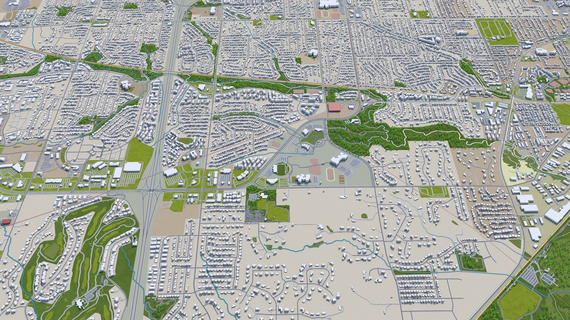 3D model city area building - TurboSquid 1617837