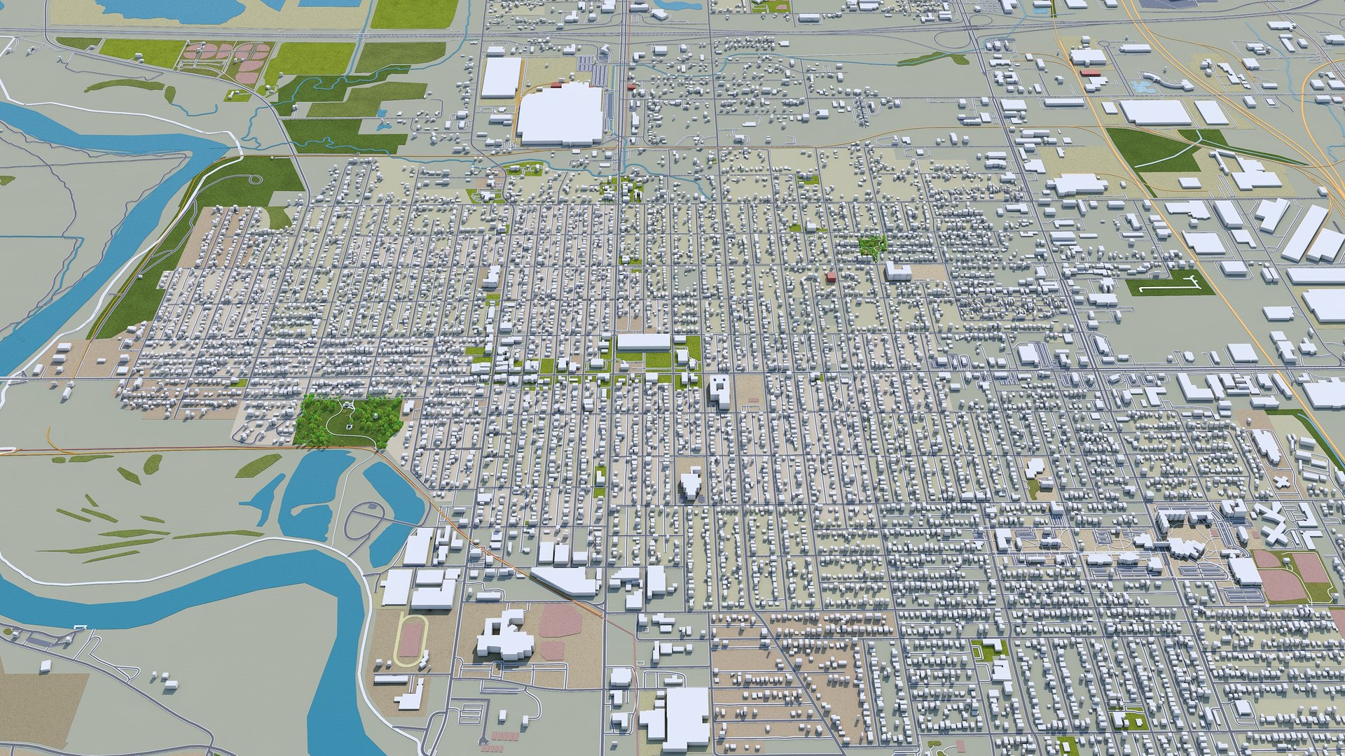 3D model city area building - TurboSquid 1617837