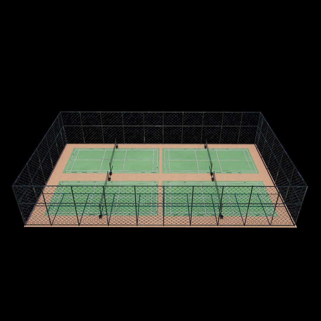 3D Outdoor Badminton Court 3D Model - TurboSquid 2337938