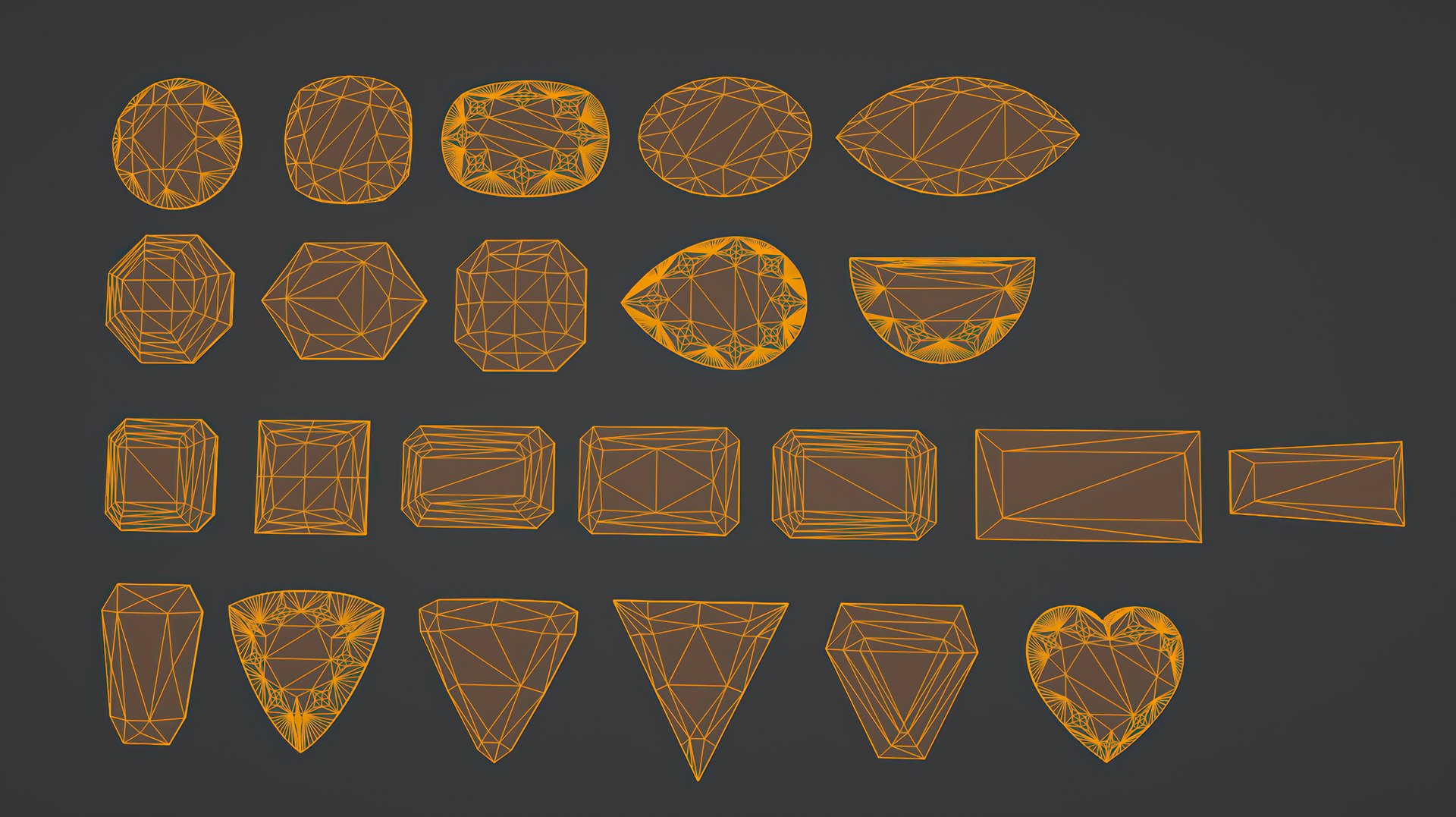 Diamonds 3D Model - TurboSquid 2011076