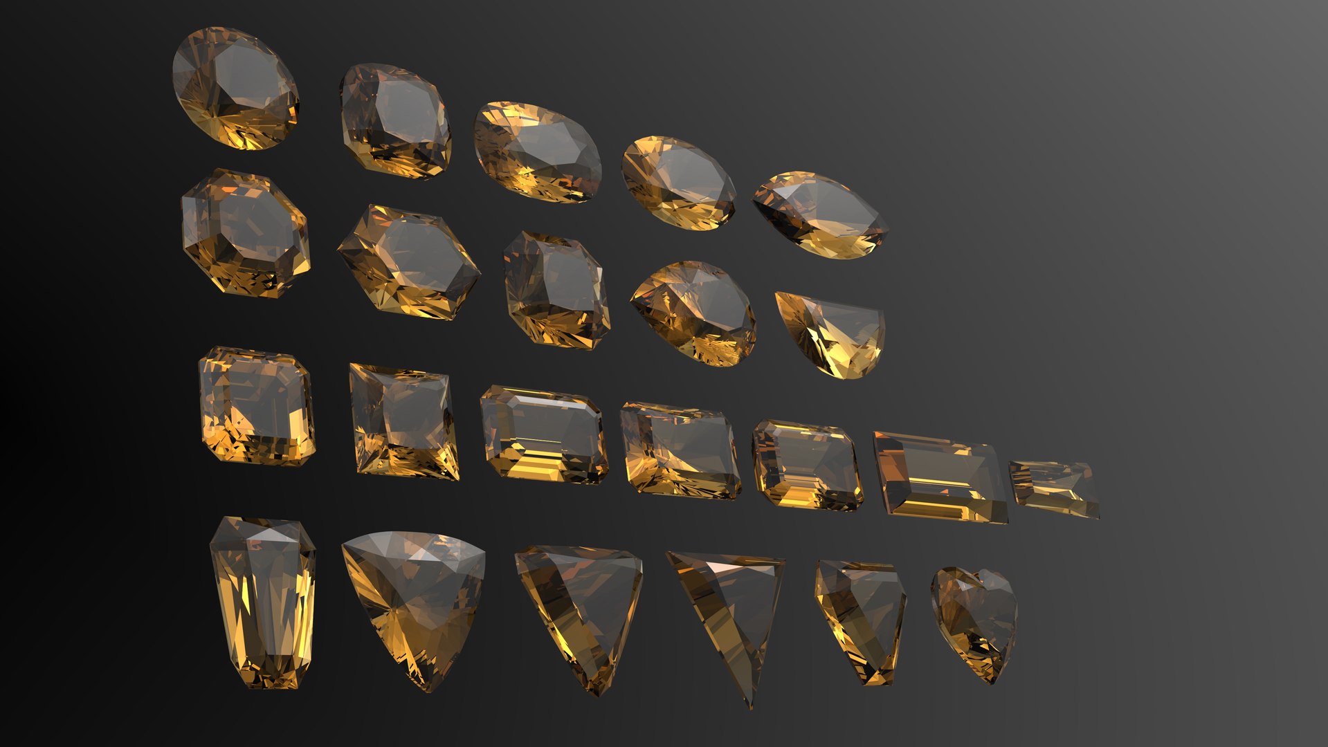 Diamonds 3D Model - TurboSquid 2011076