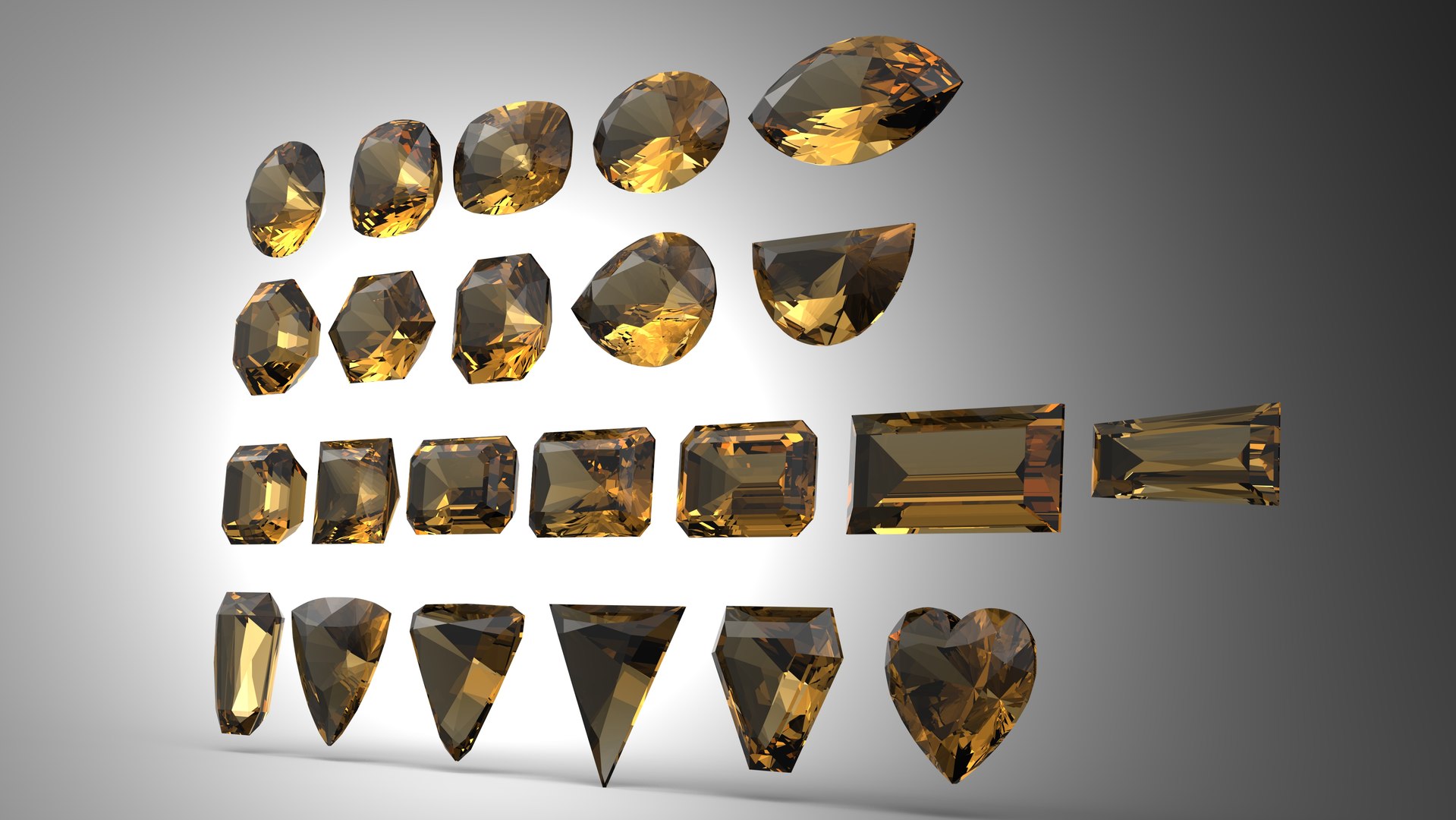 Diamonds 3D Model - TurboSquid 2011076
