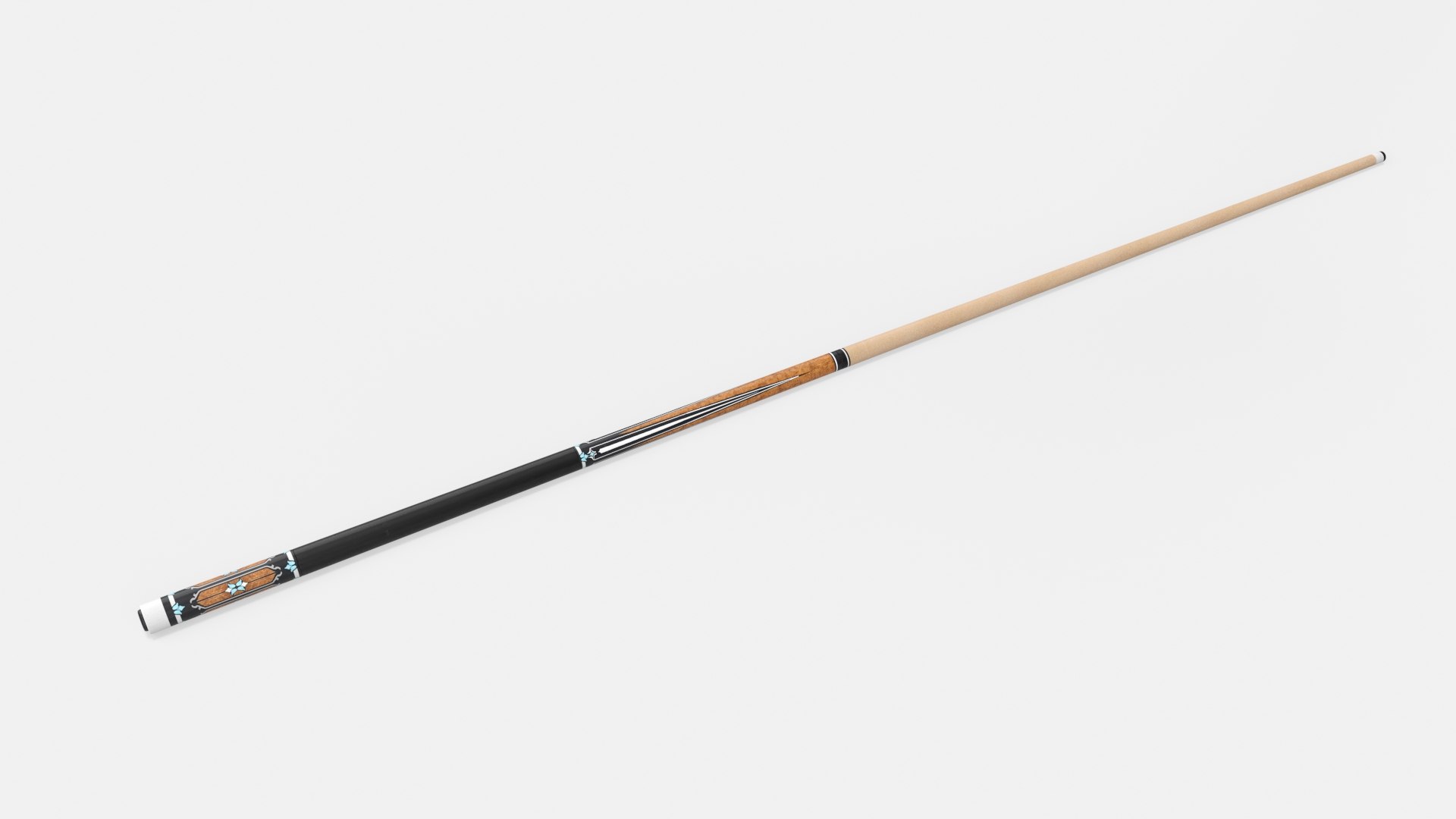 3D Wooden Pool Cue Brunswick - TurboSquid 2219450