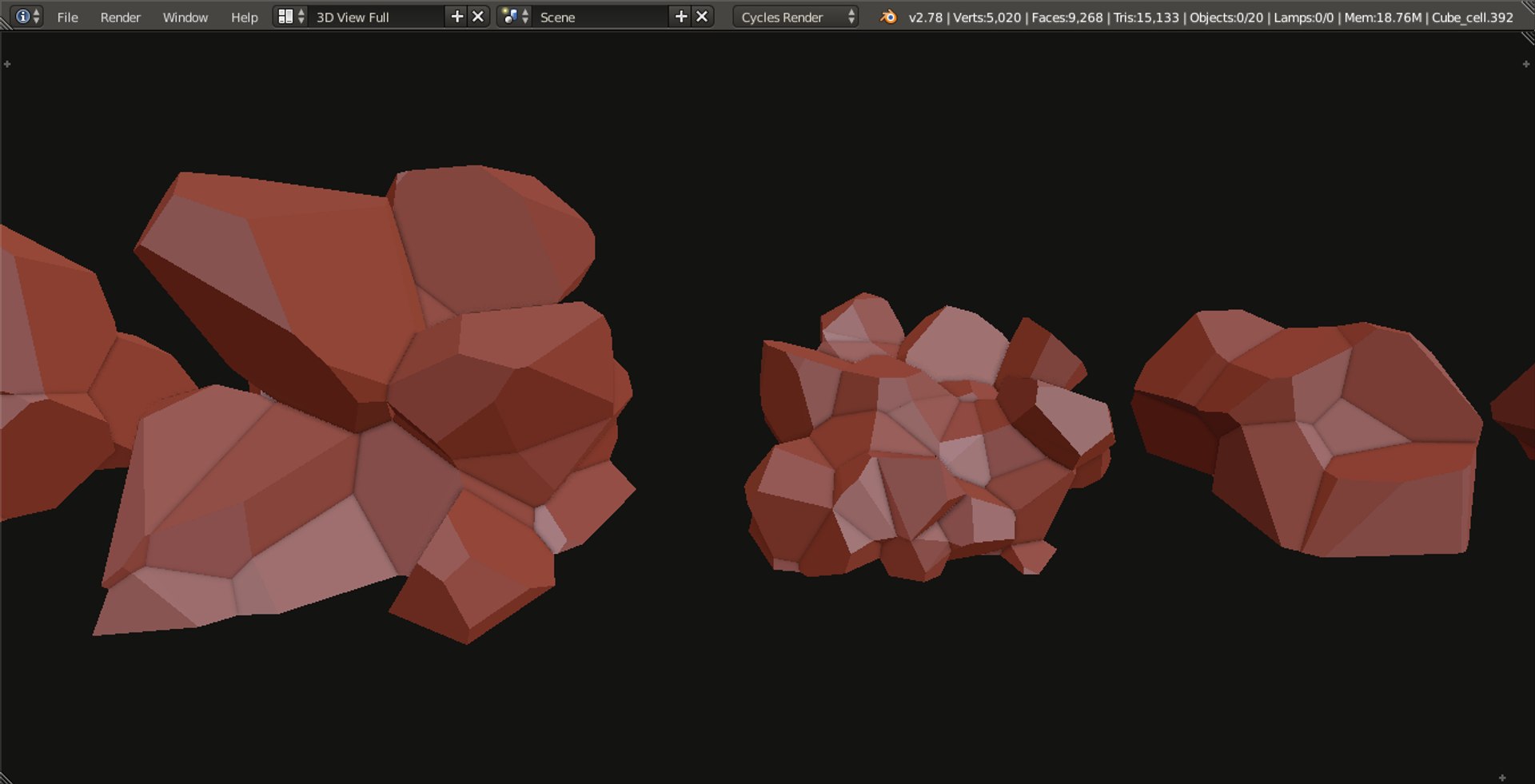 3d Model Package Rock Formations