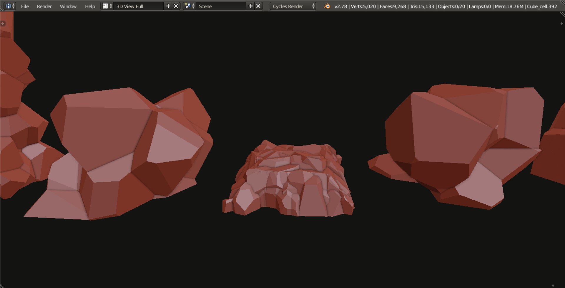 3d Model Package Rock Formations