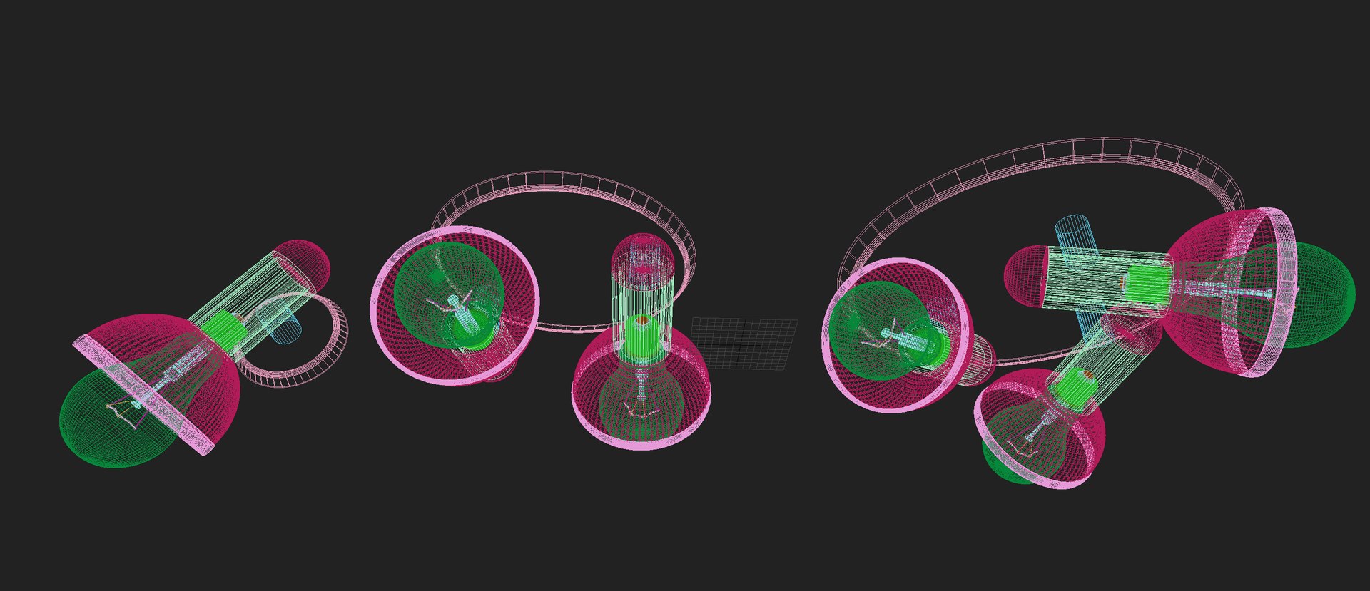 90s Lamps Set Light Bulb 3D Model - TurboSquid 1661026