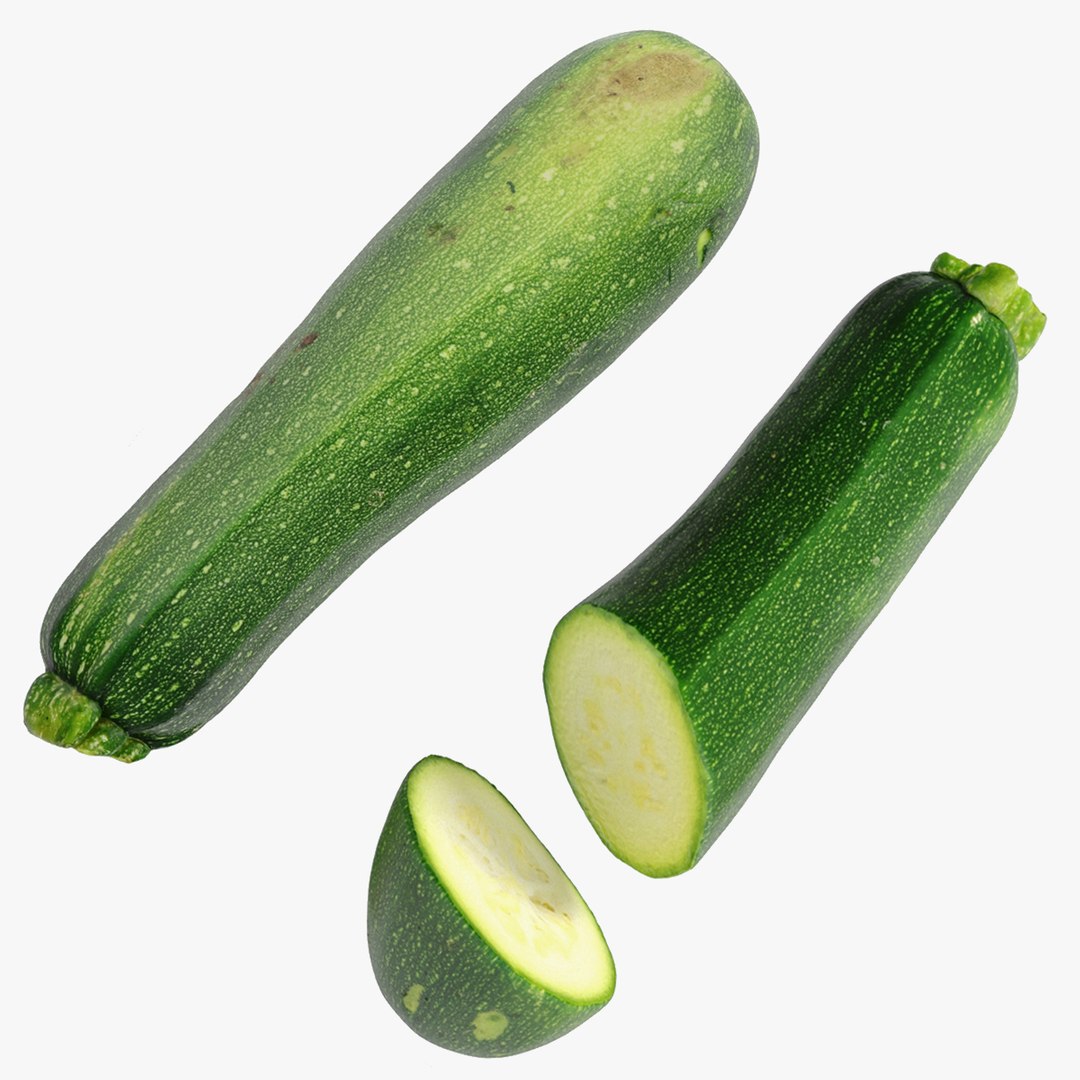Zucchini 3D model - TurboSquid 2094574