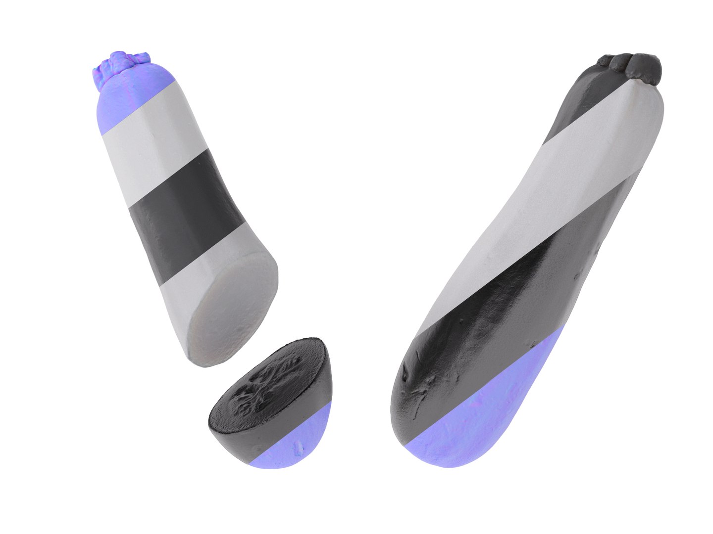 Zucchini 3D Model - TurboSquid 2094574