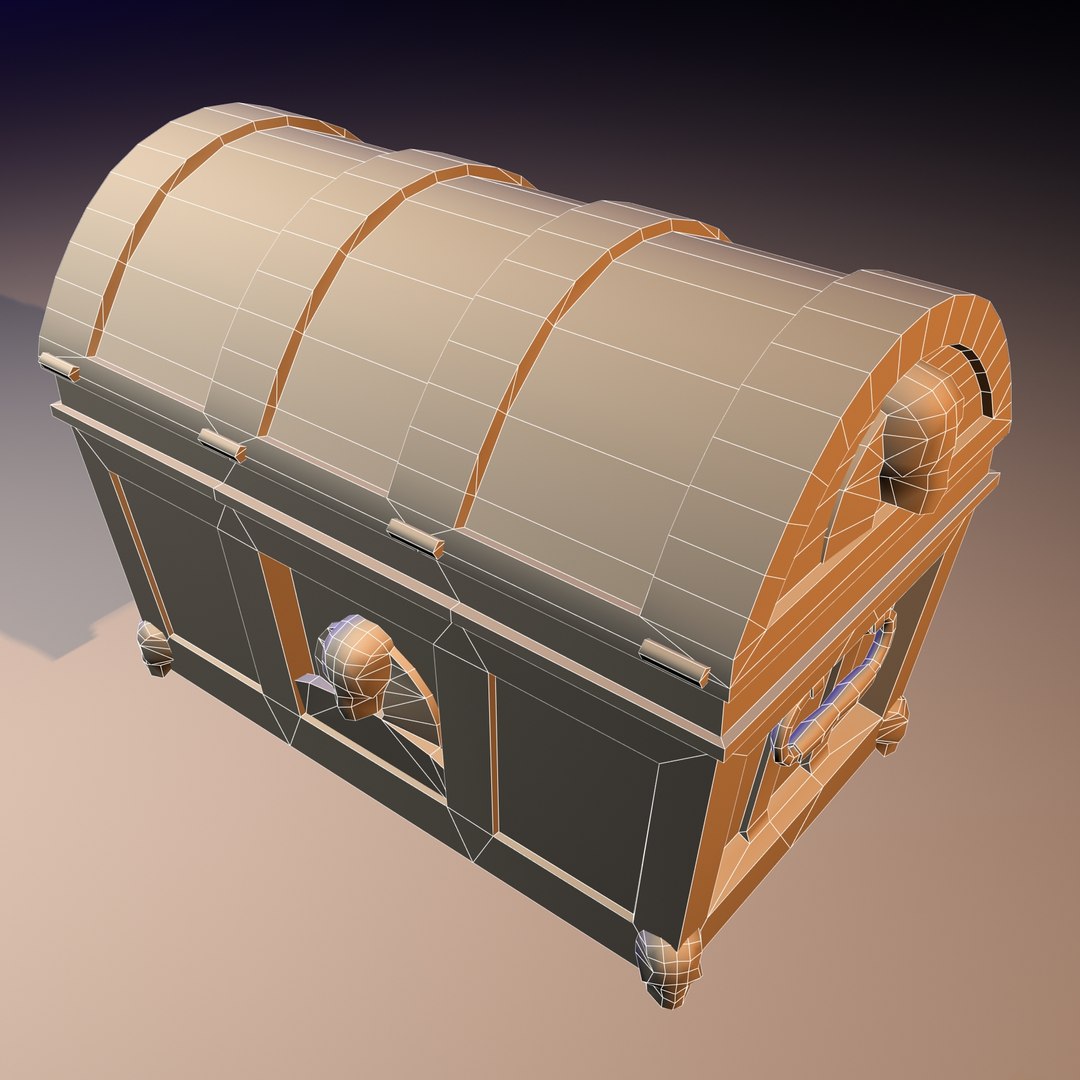 3ds Max Treasure Chest