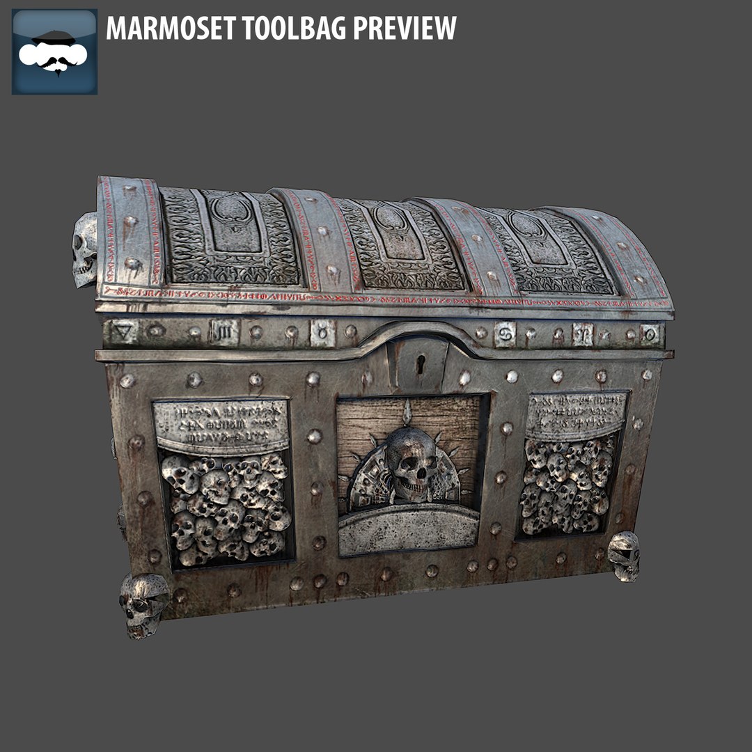 3ds Max Treasure Chest
