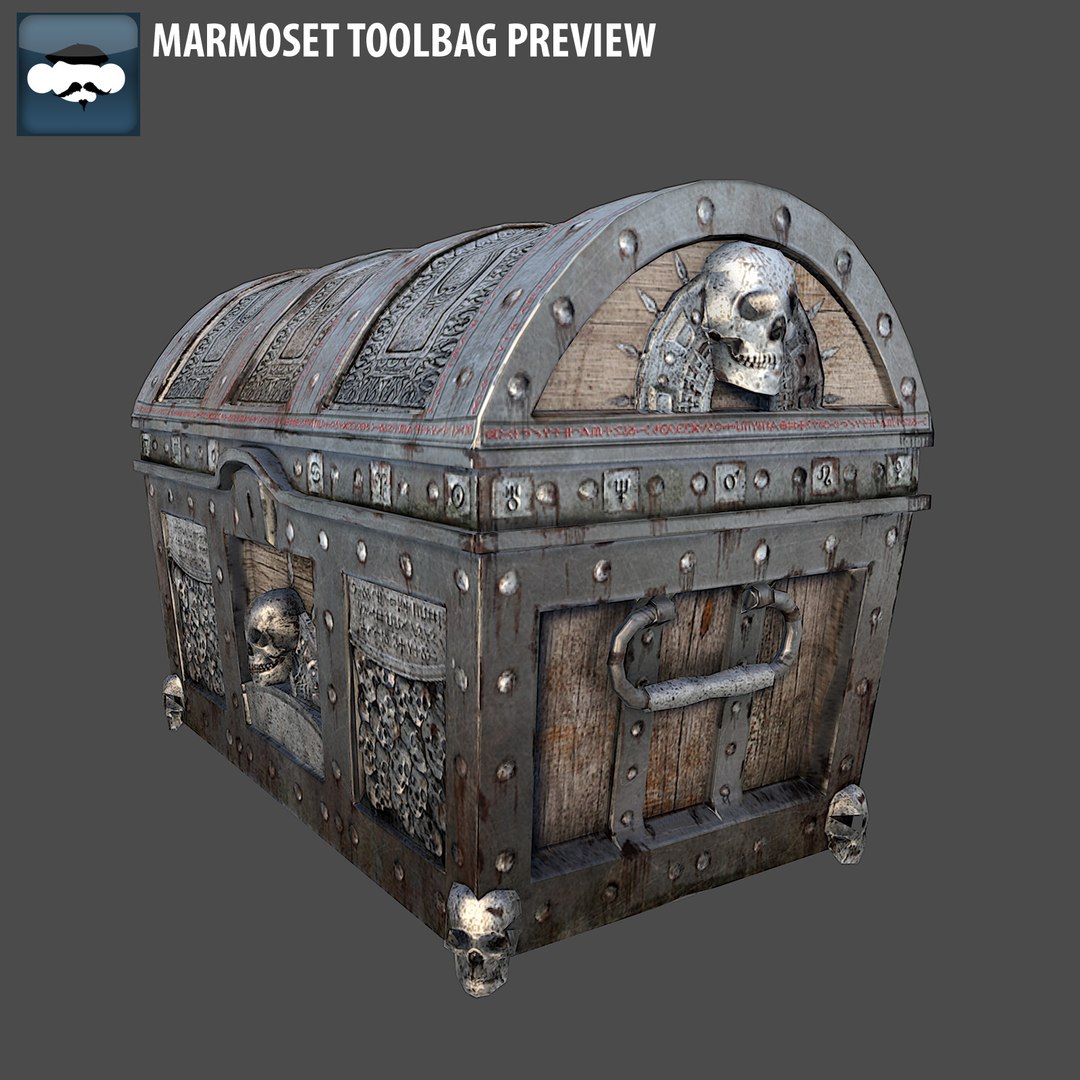 3ds Max Treasure Chest
